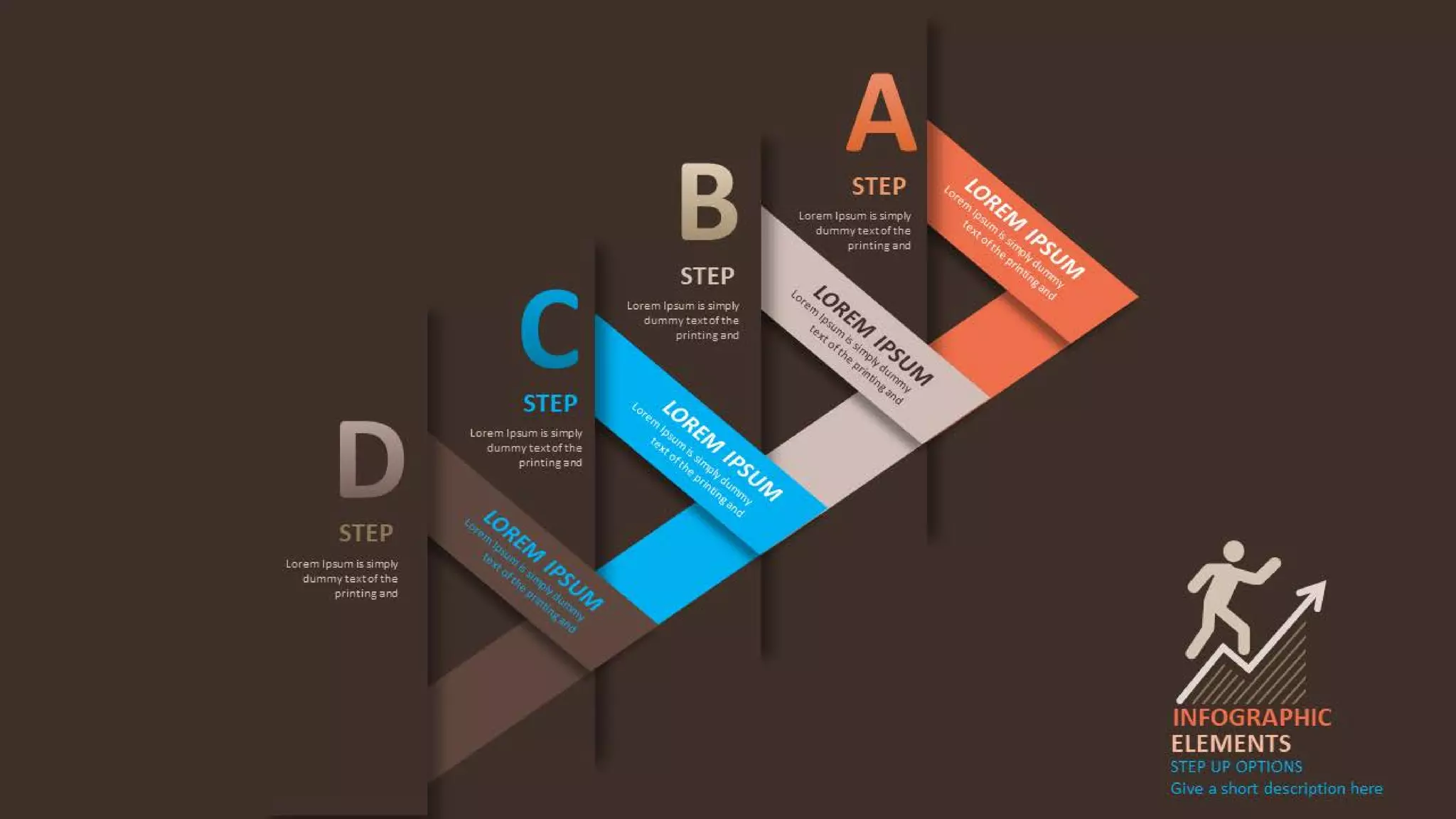 4 Steps infographic slide design in PowerPoint | PDF