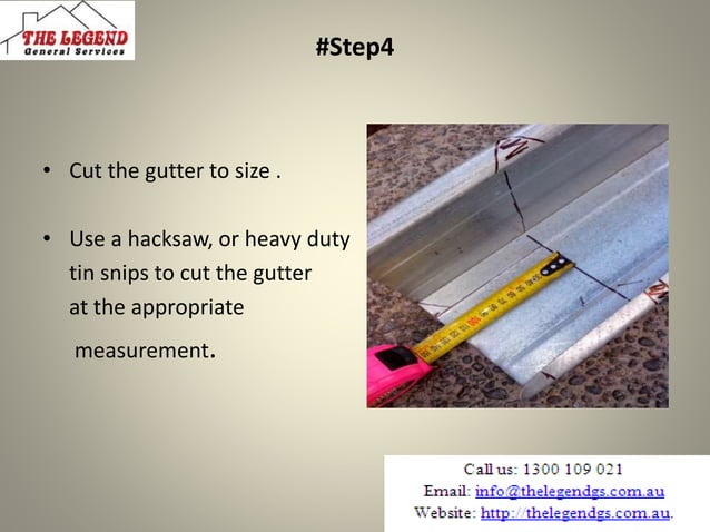 Steps in installation of gutters | PPTX | Home Improvement | Home & Garden