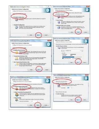 Steps in installing my sql | PDF