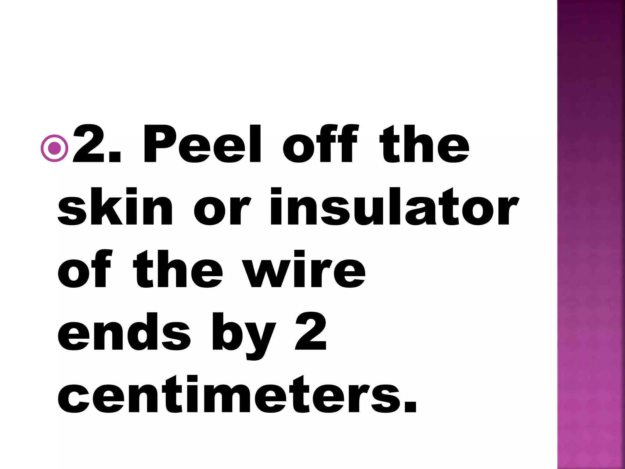 Steps in making extension cord | PPTX