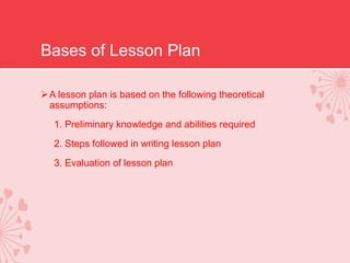 Steps in planning a lesson | PPTX