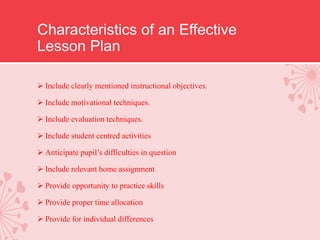 Steps in planning a lesson in computer | PPT