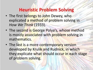 Steps in problem soving | PPTX