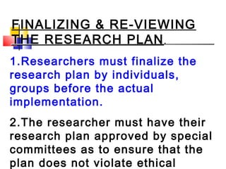 STEPS IN RESEARCH PROCESS | PPT