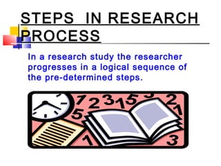 STEPS IN RESEARCH PROCESS | PPT
