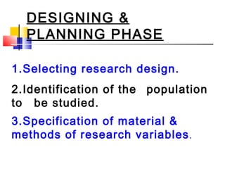 STEPS IN RESEARCH PROCESS | PPT