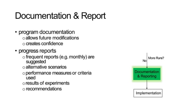 Steps in simulation study | PPTX