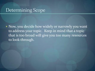 Steps in the research process | PPTX