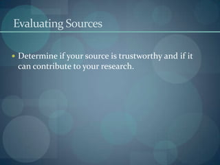 Steps in the research process | PPTX