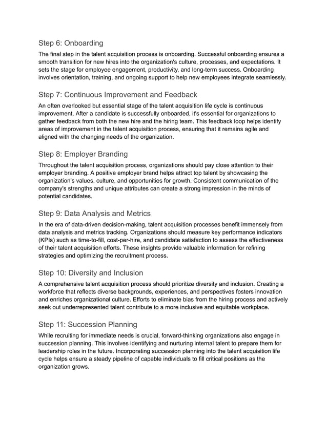 Steps in the Talent Acquisition Process_ Navigating the Talent ...