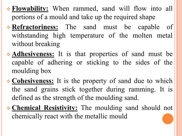 Steps involved in sand casting process | PPT