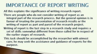 Report Writing - Meaning, Steps & Importance of Report Writing | PPT