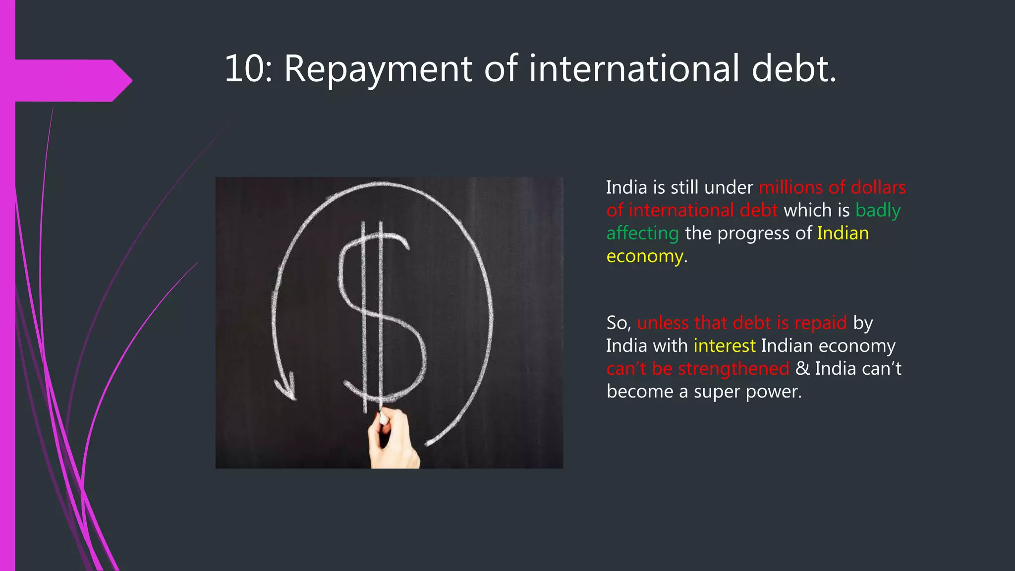 Steps needed to make india a developed country | PPTX