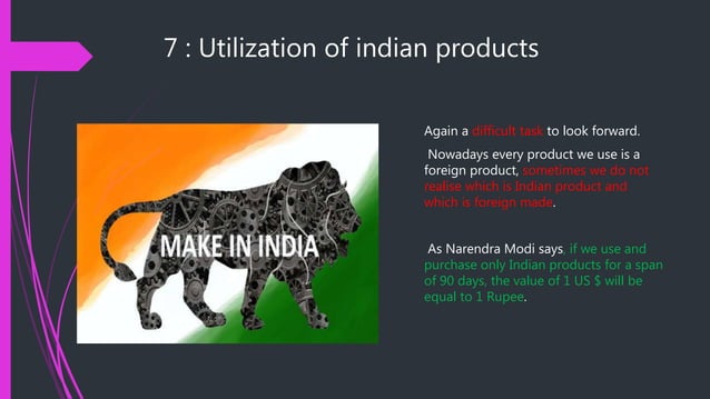 Steps needed to make india a developed country | PPTX | Political ...