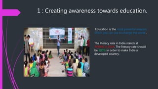 Steps needed to make india a developed country | PPTX