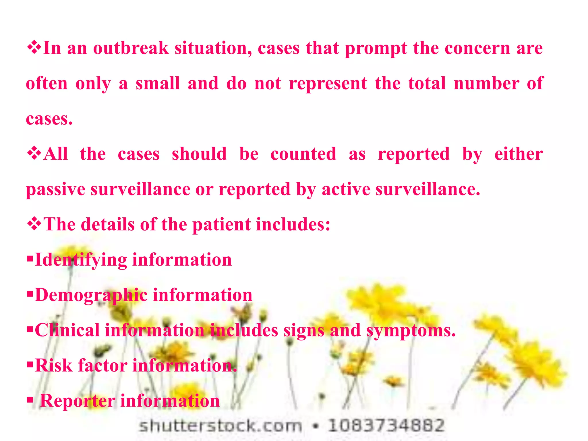 Steps of an outbreak investigation | PPTX