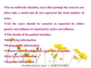 Steps of an outbreak investigation | PPTX