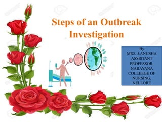 Steps of an outbreak investigation | PPTX