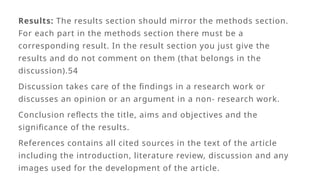 Comprehensive Guide to Effective Article Writing: Types, Format, and ...