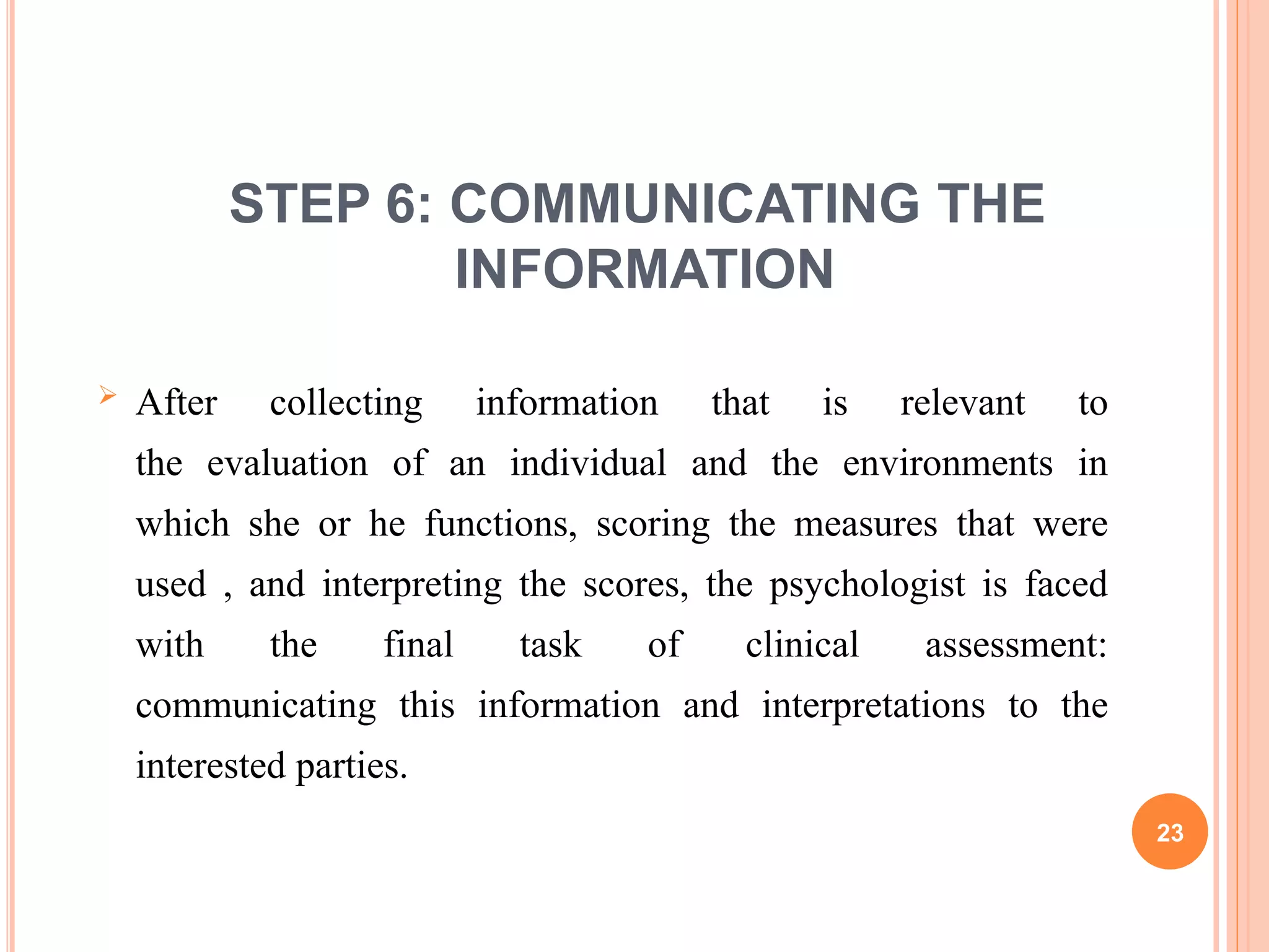 Steps of assessment | PPTX