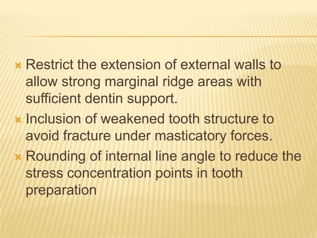 Steps Of Cavity Preparation | PPTX | Dental Health | Diseases and ...