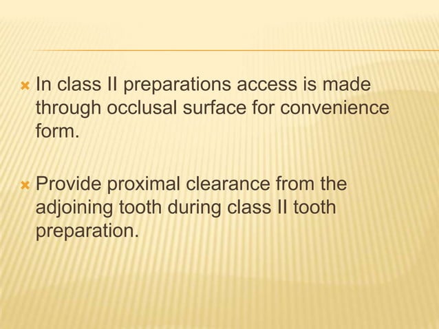 Steps Of Cavity Preparation | PPTX | Dental Health | Diseases and ...