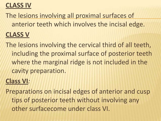 Steps Of Cavity Preparation | PPTX | Dental Health | Diseases and ...