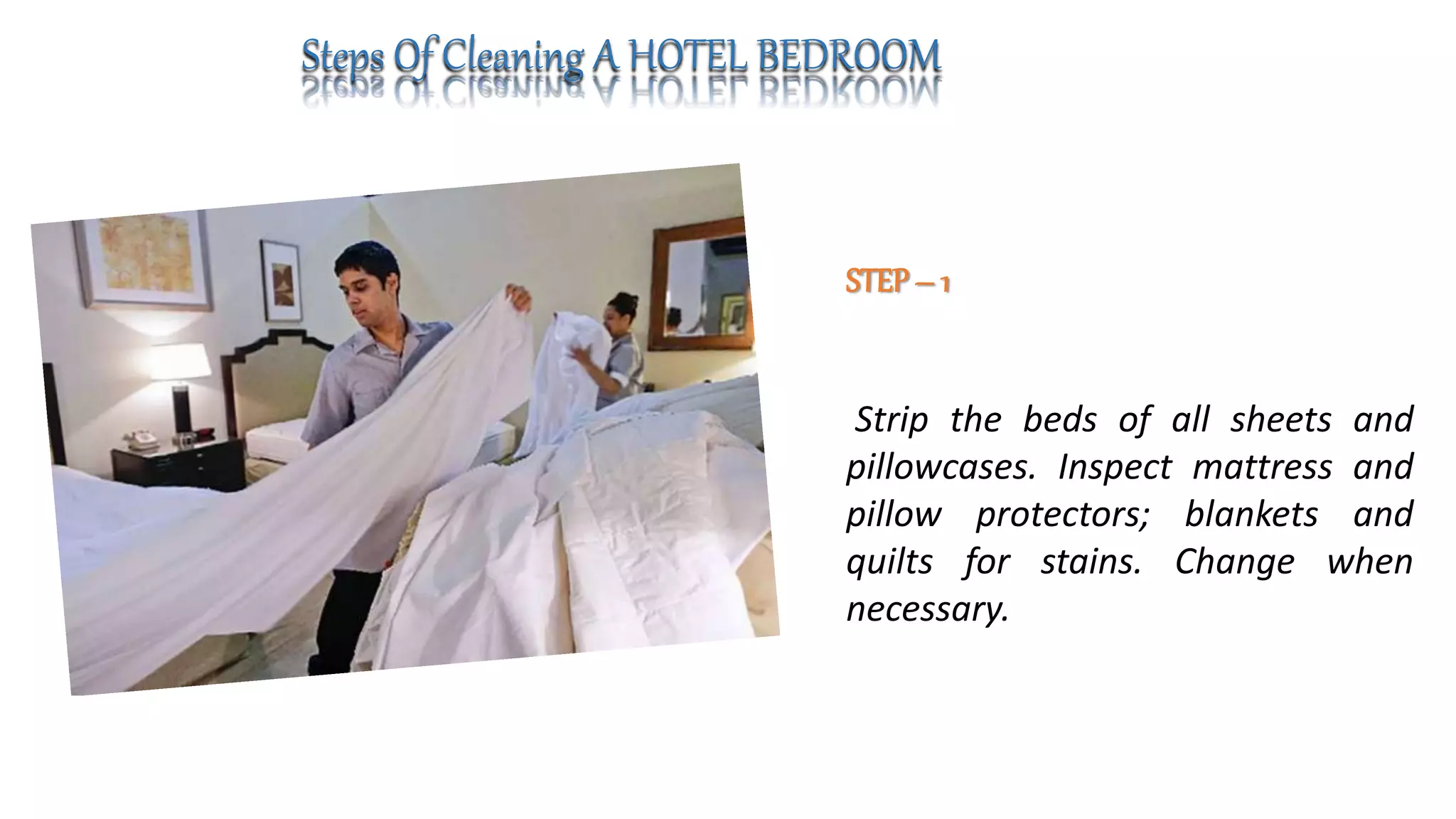 Housekeeping Workshop DAY - 4 (Basic Principles of Cleaning) | PPTX