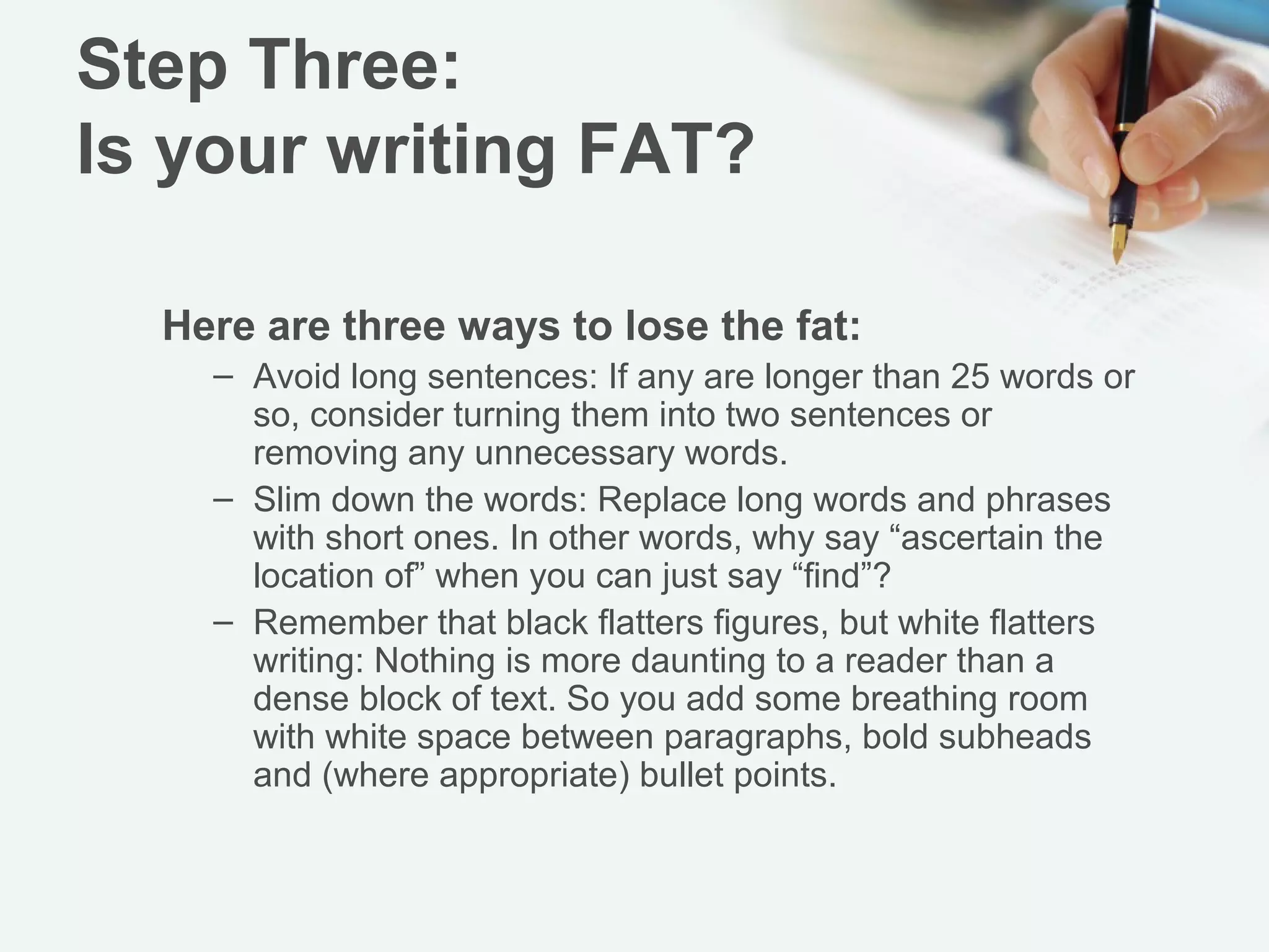 Steps of editing a paragraph | PPT