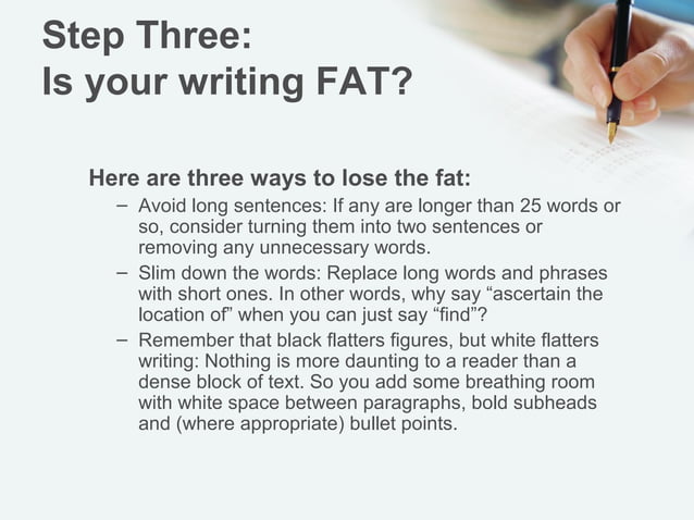 Steps of editing a paragraph | PPT