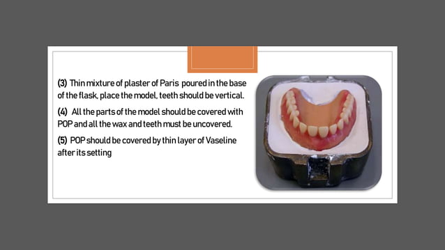 steps of processing of complete denture (2).pptx | Oral care | Personal ...
