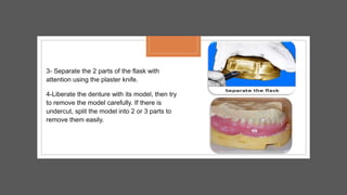 steps of processing of complete denture (2).pptx | Oral care | Personal ...