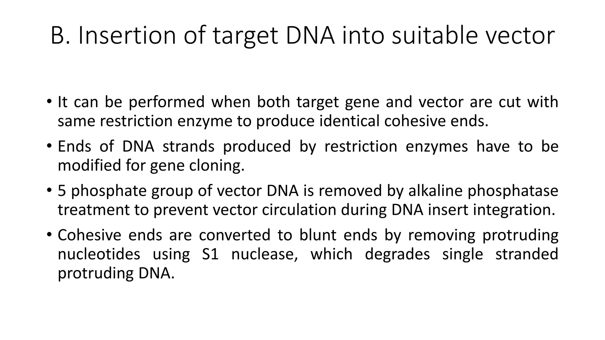 Steps of r-dna technology | PPTX