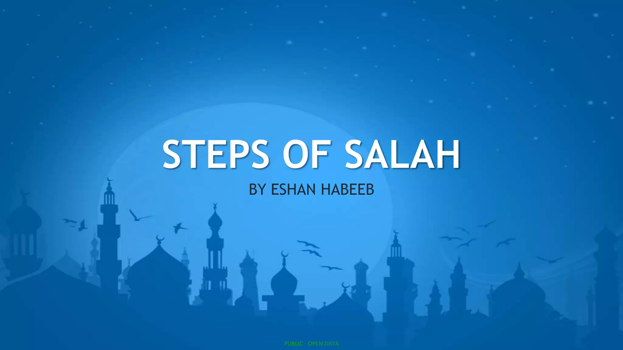 Steps of salah | PPTX