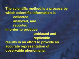 Steps of scientific research | PDF