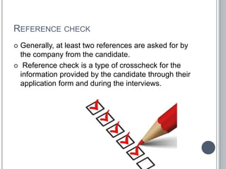 Steps of selection in management | PPTX