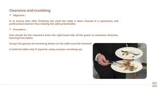 Steps of Service - Service Sequence in a restaurant | PPTX