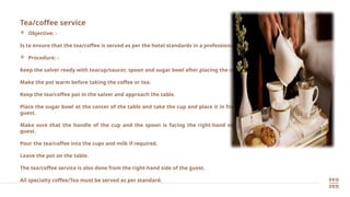 Steps of Service - Service Sequence in a restaurant | PPTX