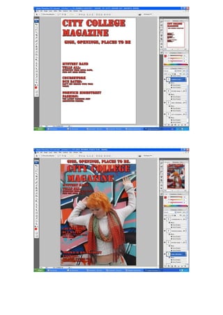 Steps of the making of my college magazine | DOC