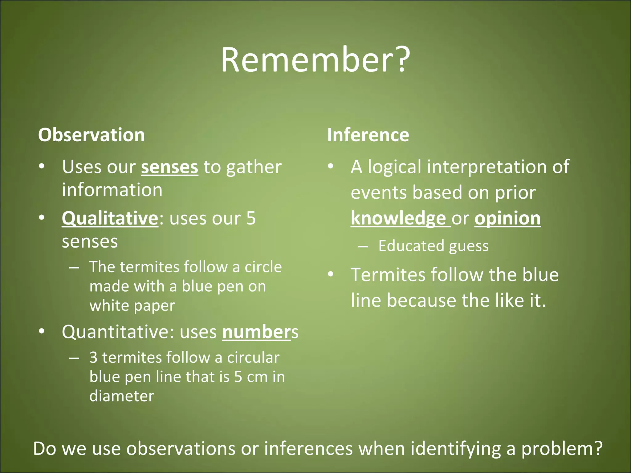 Steps of the scientific method | PPT