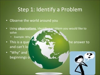 Steps of the scientific method | PPT
