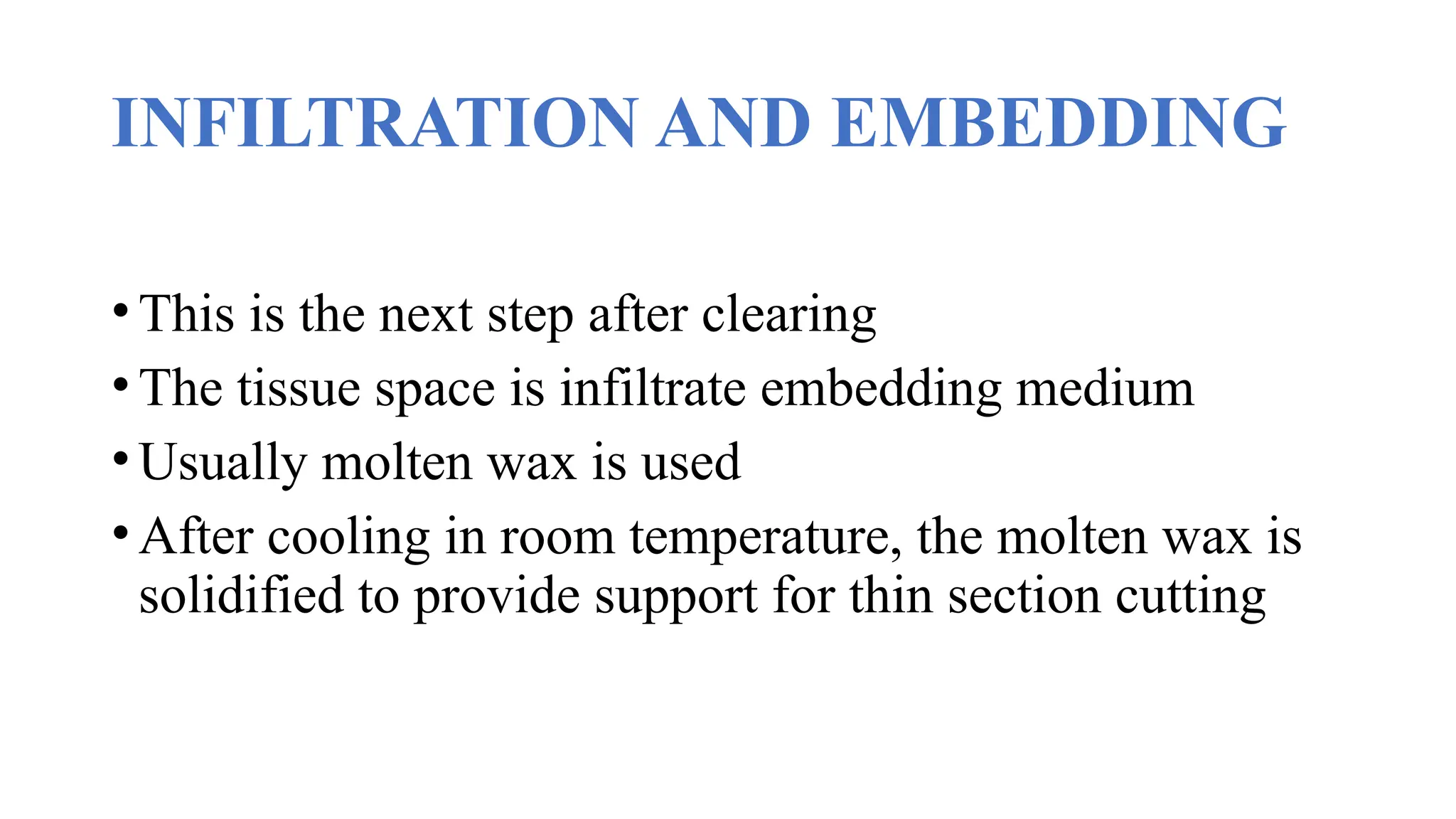 STEPS OF TISSUE PROCESSING in pathology for slide | PPTX