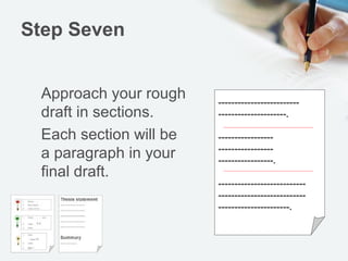 Steps of writing a draft | PPT