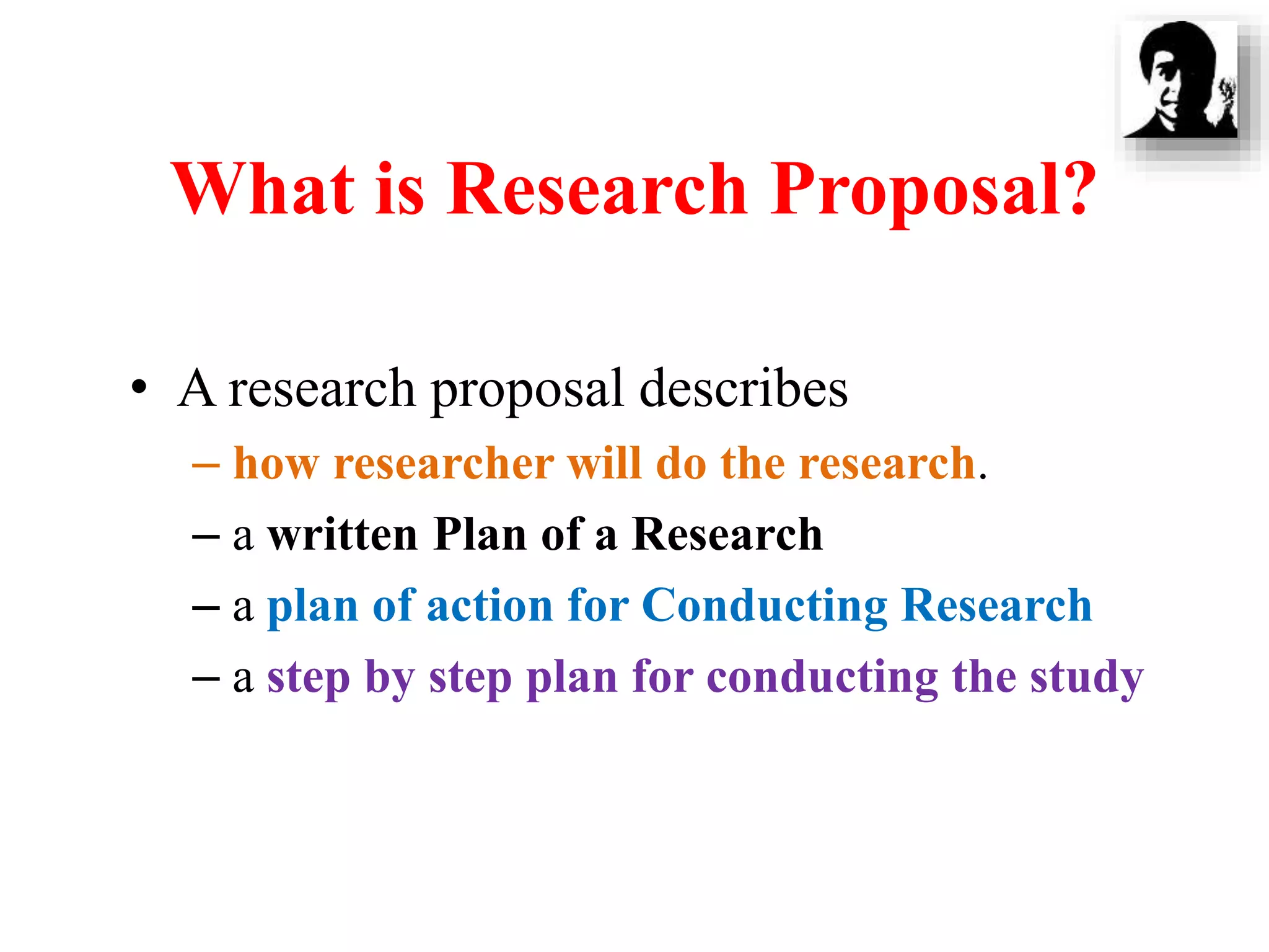 Steps of Writing a Research Proposal | PPTX