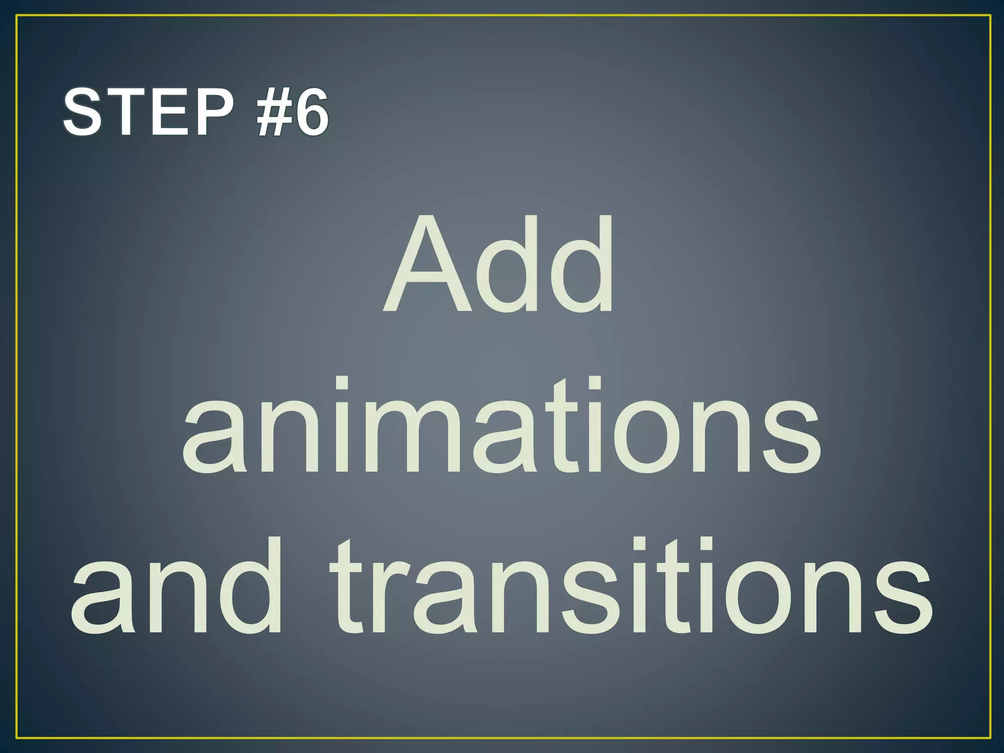 steps on creating slide show presentation.pptx