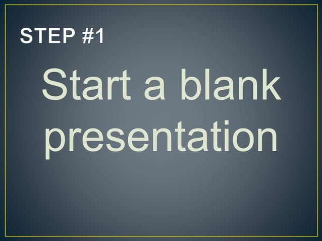 steps on creating slide show presentation.pptx steps on creating slide show presentation.pptx