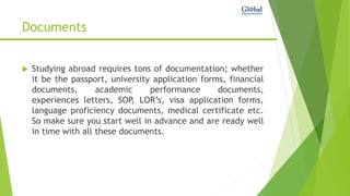 STEPS TO STUDY ABROAD | PPTX