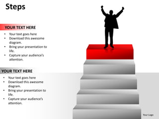 Steps powerpoint presentation templates | PPT
