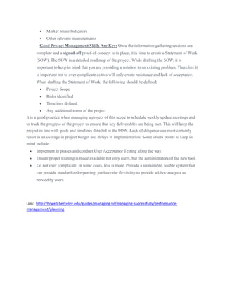 Steps to a successful performance management implementation | PDF