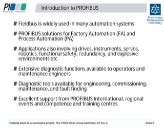 Practical steps to a successful PROFIBUS project - Richard Needham and ...